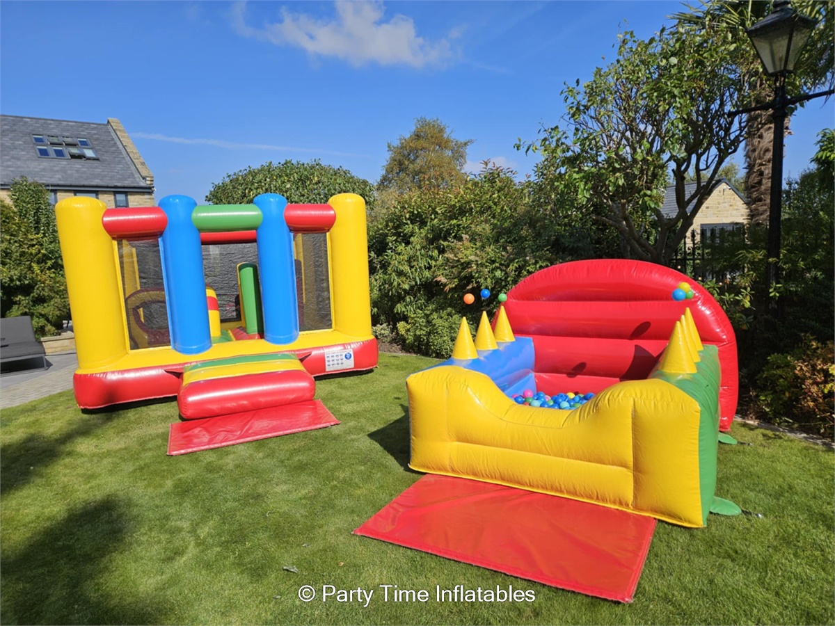 Multi Coloured Inflatables Package Hire County Durham