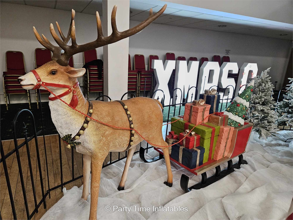 Santa Sleigh Prop Hire across Durham | Darlington | North East